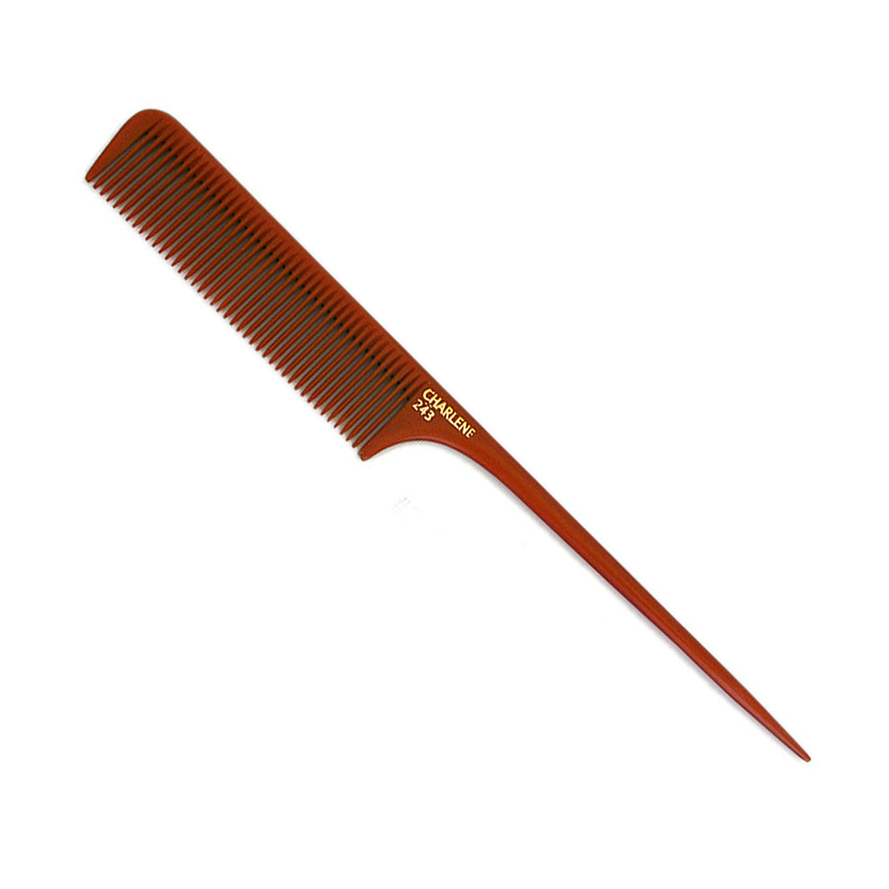 Bone Comb (#243) - Mid Tooth-Space Rat-Tail Comb – CharleneProducts