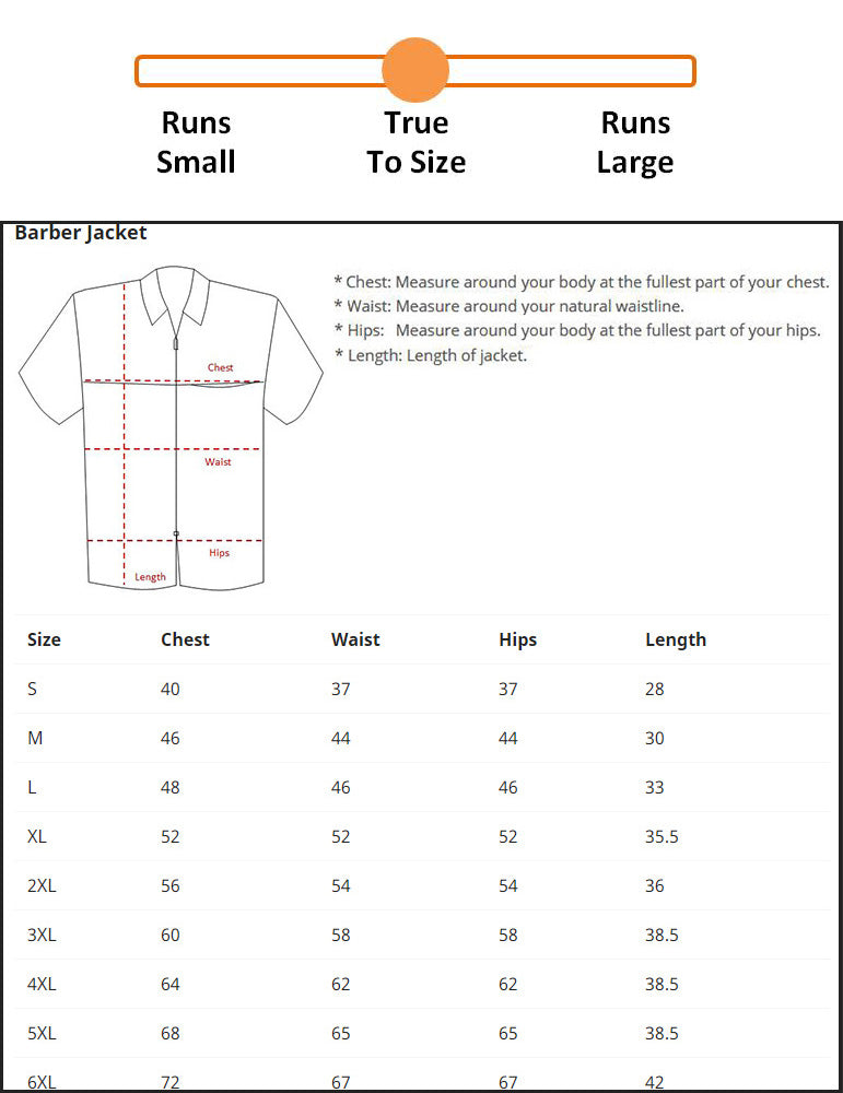 Barber Jacket (#9300) – CharleneProducts